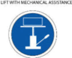 Mandatory Action: Lift With Mech. – Avalon Labels